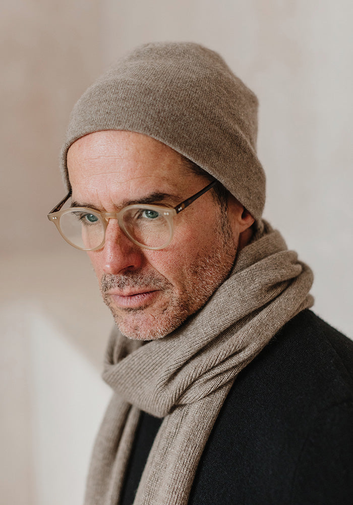 CASHMERE SKULL HAT - MENS